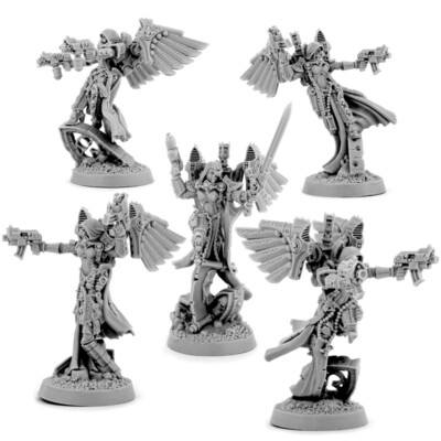 Wargame Exclusive Sisters Angels Squad of Five 28mm | eBay