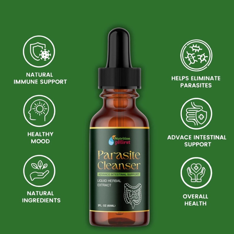 Parasite Cleanse Tincture/Extract-Wormwood, Black Walnut Hull, Clove ...