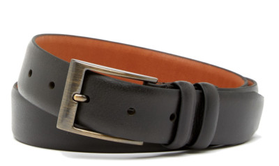 Boconi Narrow Leather Belt Black 42 NWT $95 | eBay