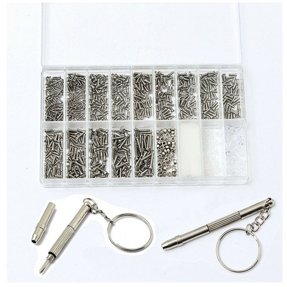 Sun Eye Glasses Spectacles Watches Tiny Screws Nut Bolt Washer Repair ...