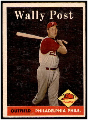 1958 Topps #387 Wally Post | eBay
