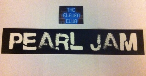 Pearl Jam Sticker vinyl 10” Long Logo Rare Club Spray Paint LP Art New ...