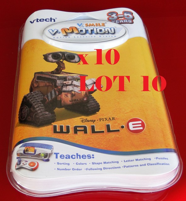 10x Vtech v-motion Wall-E, 3-5 YEARS, V.smile,v.smile cyber pocket pc ...