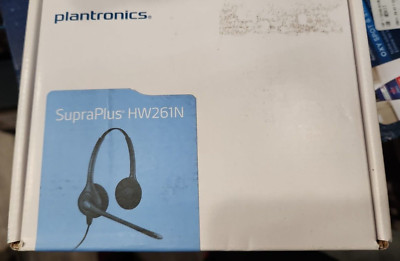 Plantronics SupraPlus Hw261N Headset Open box 17229117419| eBay