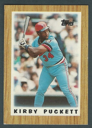 1987 Topps Mini Leaders Minnesota Twins Baseball Card #63 Kirby Puckett ...