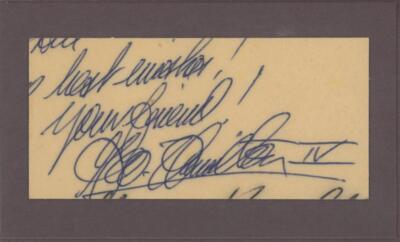 GEORGE HAMILTON IV autograph cut | Country Great - signed | eBay