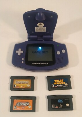 Nintendo Game Boy Advance Launch Edition Blue Handheld System | eBay