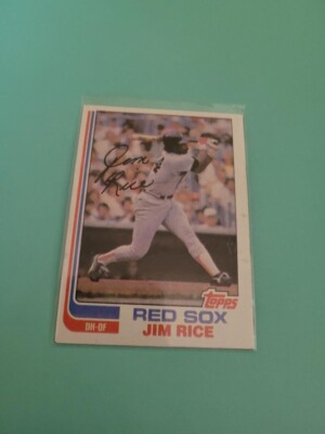 JIM RICE TOPPS VINTAGE BASEBALL CARD $$ | eBay