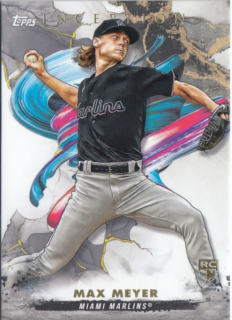 MAX MEYER TOPPS INCEPTION ROOKIE CARD RC MIAMI MARLINS #87 2023 23 | eBay