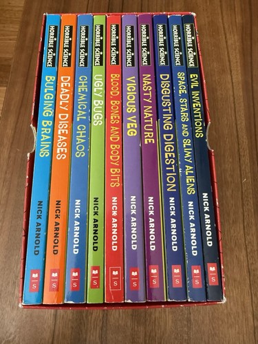 Horrible Science Ten Beastly Books Box Set Nick Arnold Scholastic ...