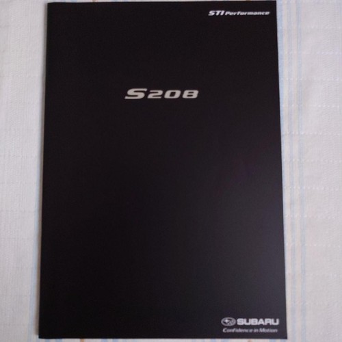 Subaru Wrx Sti S208 Catalog CB | eBay