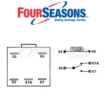 Four Seasons AC Compressor Cut-Out Relay for 1993-1994 Chevrolet ...