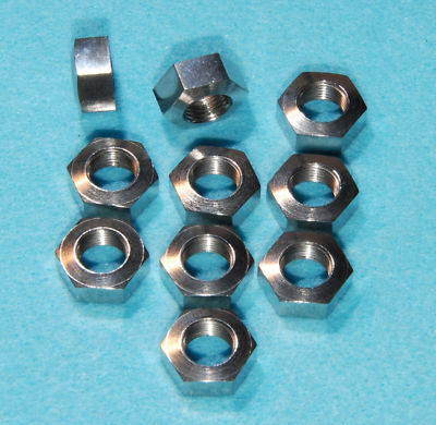3/8 Cycle 26 tpi Stainless Radius Nuts Semi Polished Triton Manx BSA ...