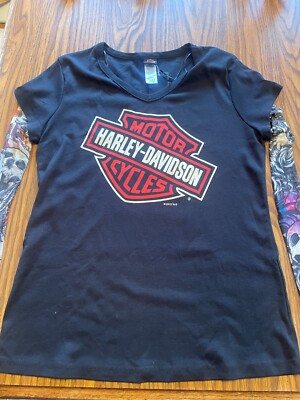 GENUINE HARLEY DAVIDSON XL SKULL INK LONG SLEEVED WITH MESH R0014886 ...