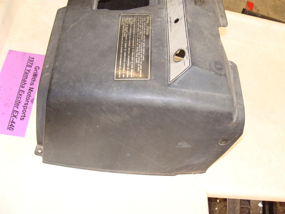1978 YAMAHA Exciter EX440 8G6 oem gas fuel tank over cowl cowling ...