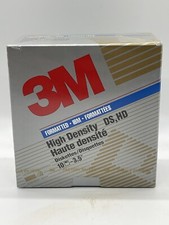 3M High Density DS HD 3.5" Diskette - Box of 10 (12513) for sale online ...
