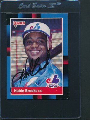 1988 Donruss #468 Hubie Brooks Expos Signed Auto *C4005 | eBay