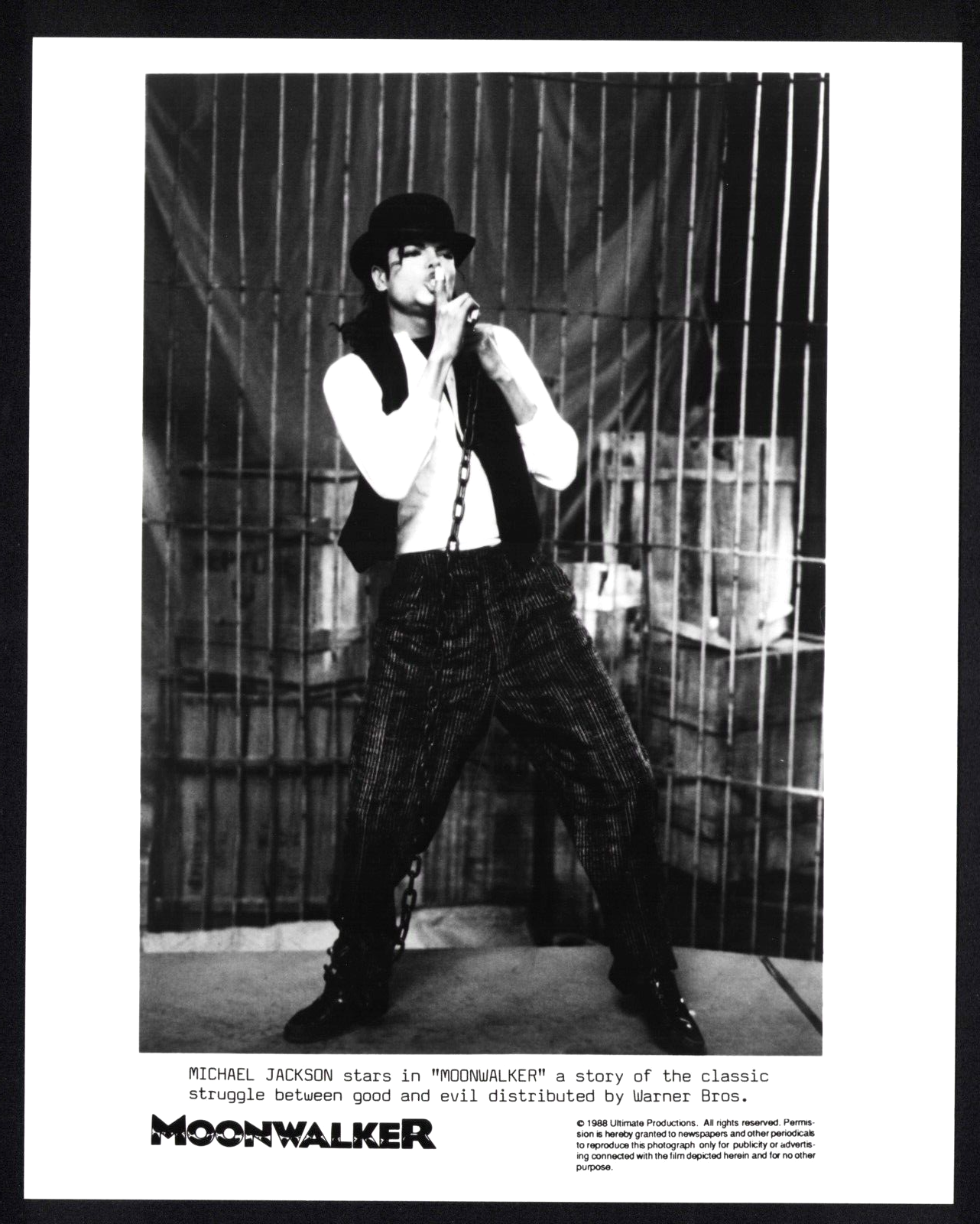 MOONWALKER Original Movie Press Photo Michael Jackson King Of Pop Sci ...