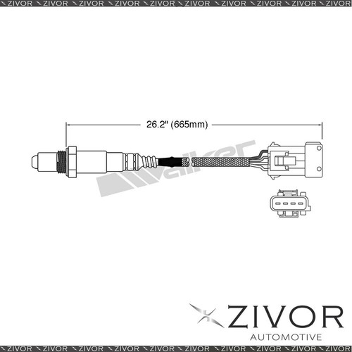 New Post Catalytic Oxygen Sensor For Ford Focus XR5 2.5 Turbo B5254T4 5 ...