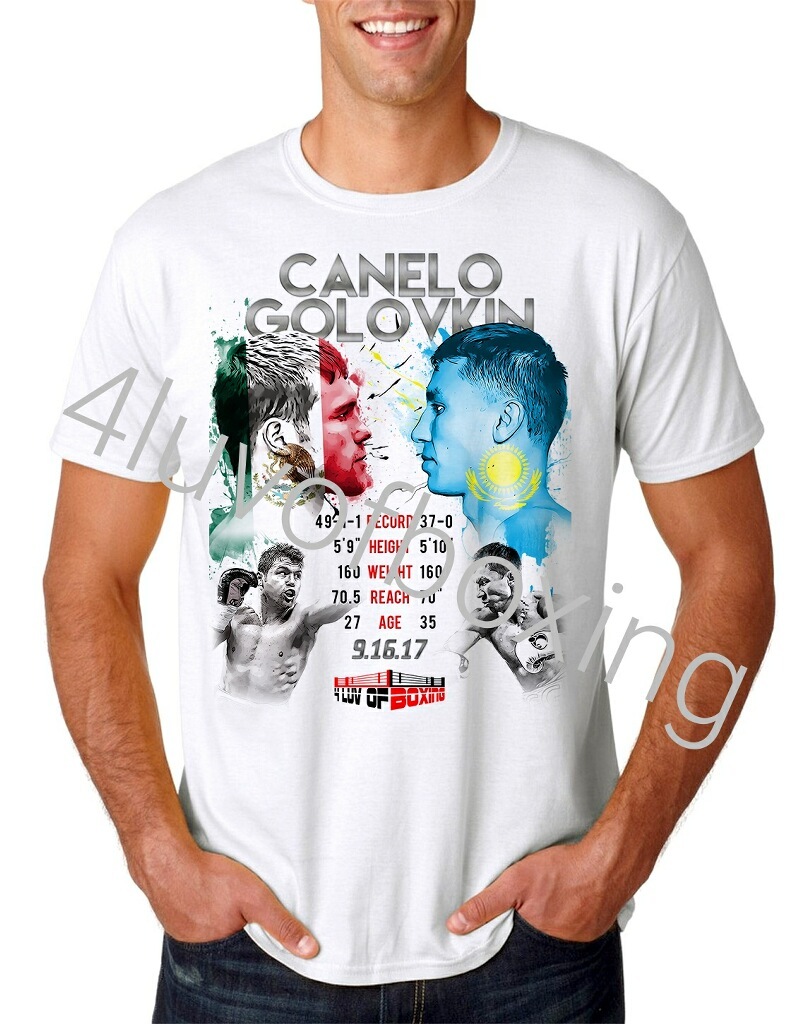 Canelo vs Golovkin Boxing Shirt apparel 4LUVofBOXING GGG Alvarez MX KZ ...