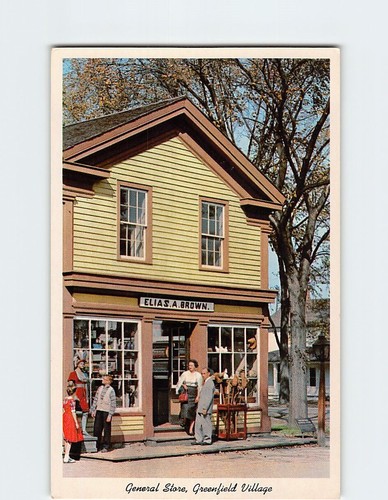 Postcard General Store Greenfield Village Dearborn Michigan USA | eBay