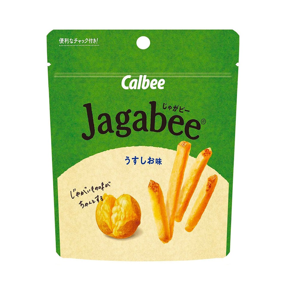 NEW! Calbee Jagabee Japanese light salt potato snacks x12ea Megabox ...