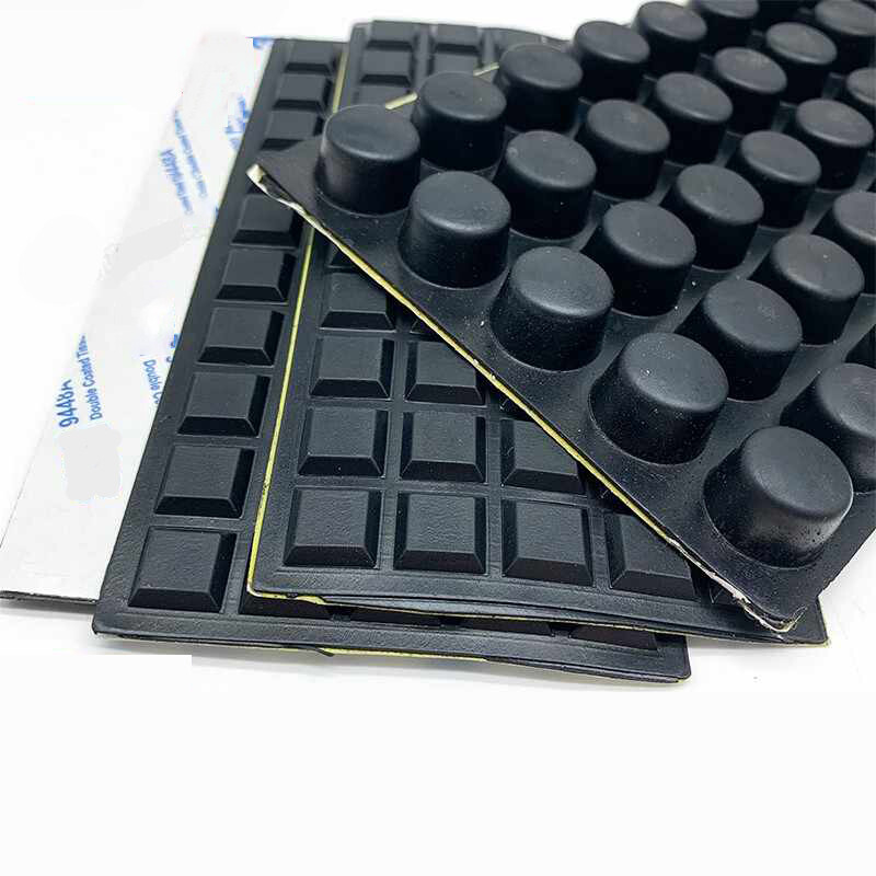 Square/Round Rubber Self-Adhesive Stick On Feet Bumper Door Buffer Stop ...