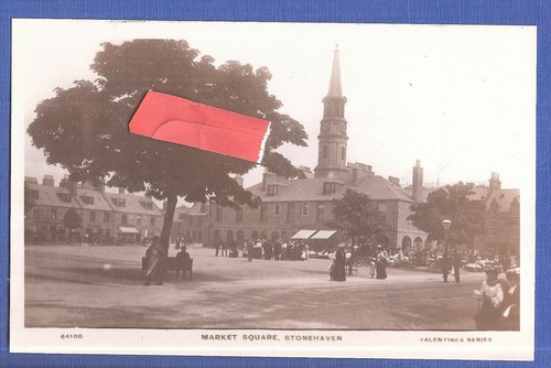 RP Stonehaven Market Square Kincardineshire unused valentines series ...