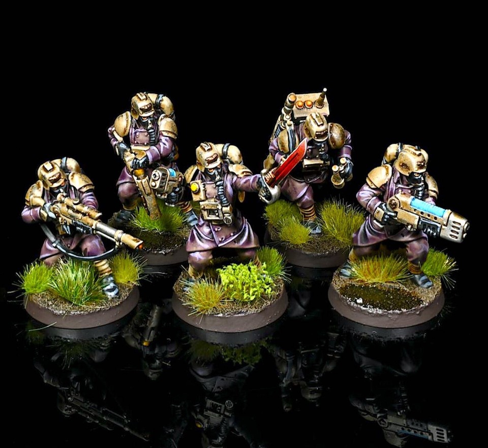 Single DEATH KORPS of KRIEG VETERAN GUARDSMEN Model~Games Workshop ...