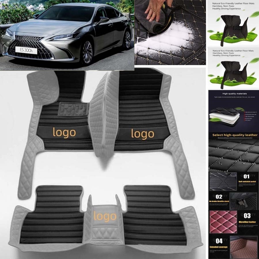 For Lexus ES Car Floor Mats Custom Luxury Waterproof Auto Liners ...