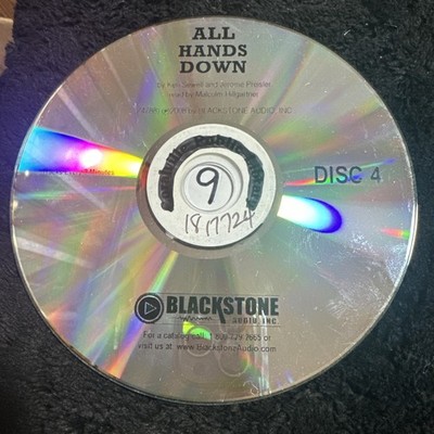 All Hands Down - Ken Sewell Blackstone Audio CD 2008 Disc #4 | eBay