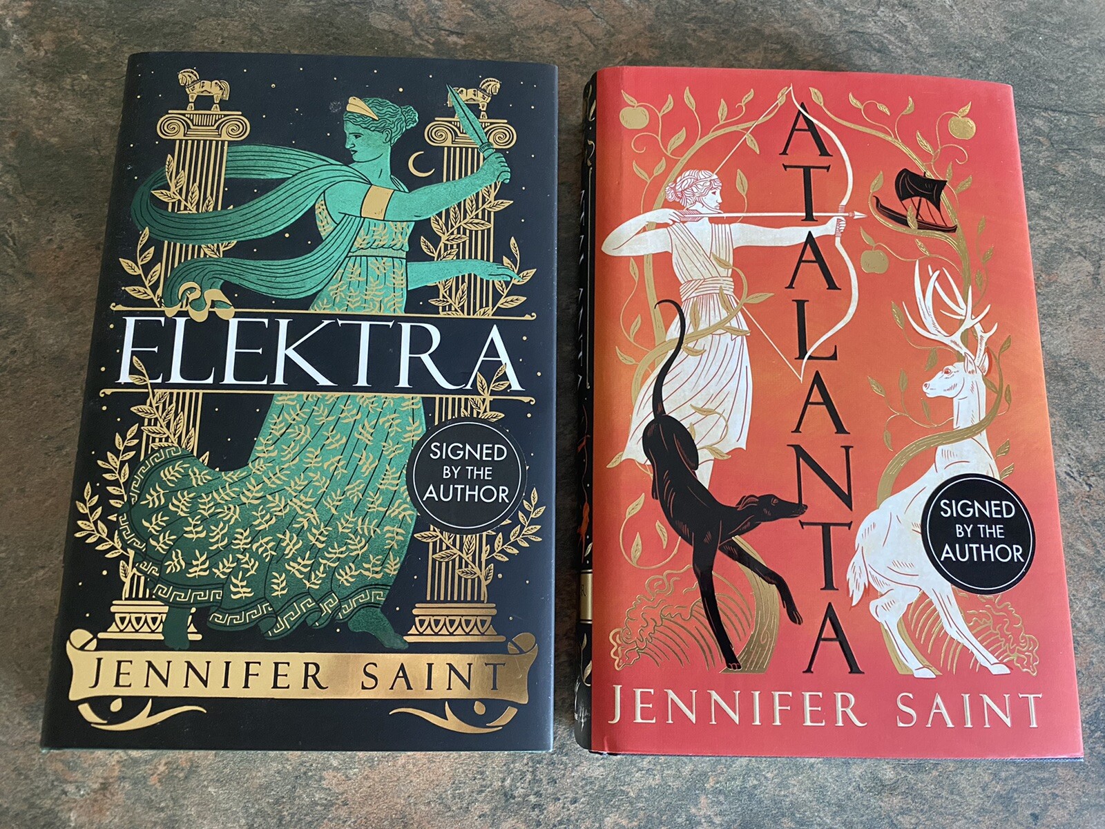 Elektra and Atalanta by Jennifer Saint Waterstones Signed UK First ...
