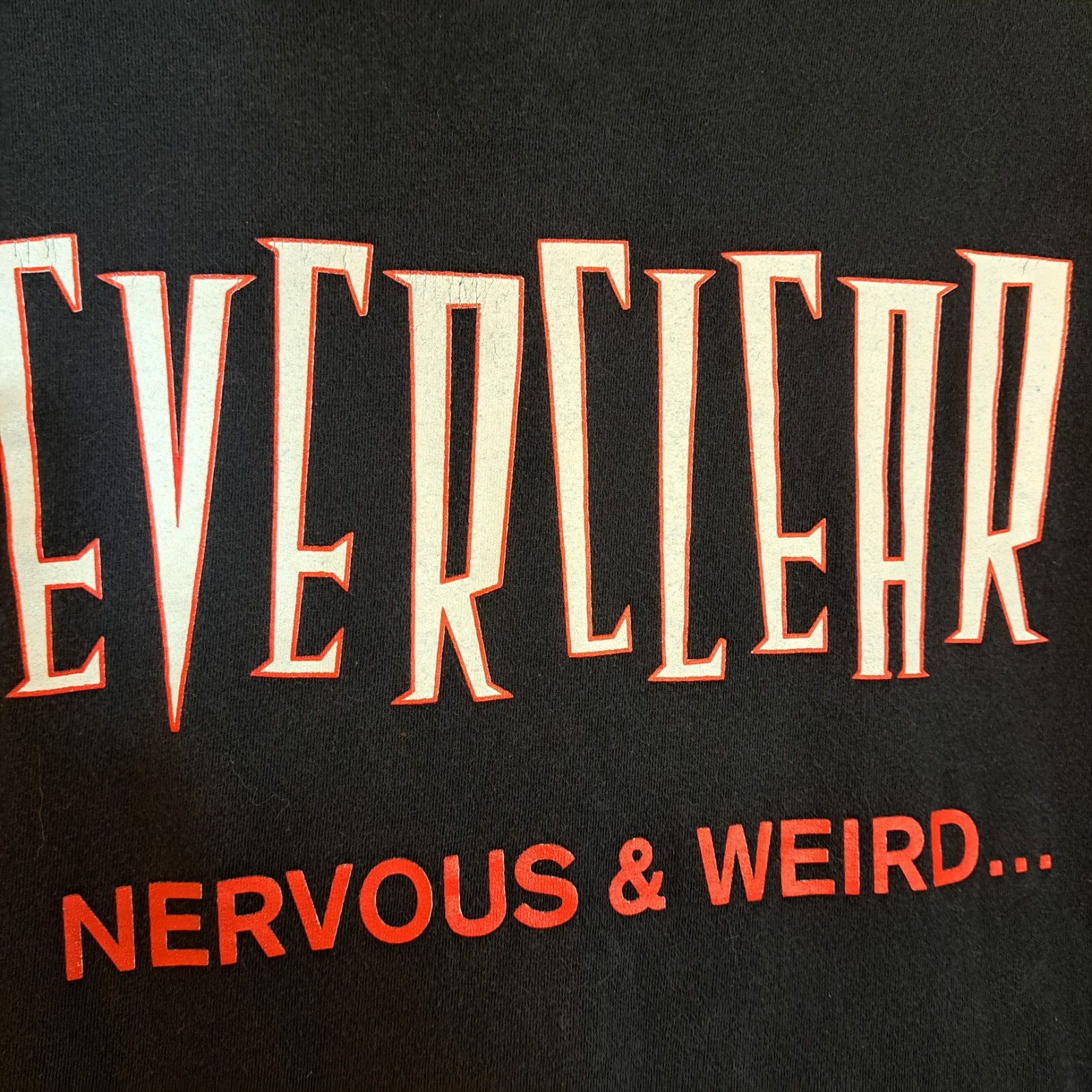 VTG Everclear Nervous Weird Mens Rock Grunge Band Shirt XL Rare 93 ...