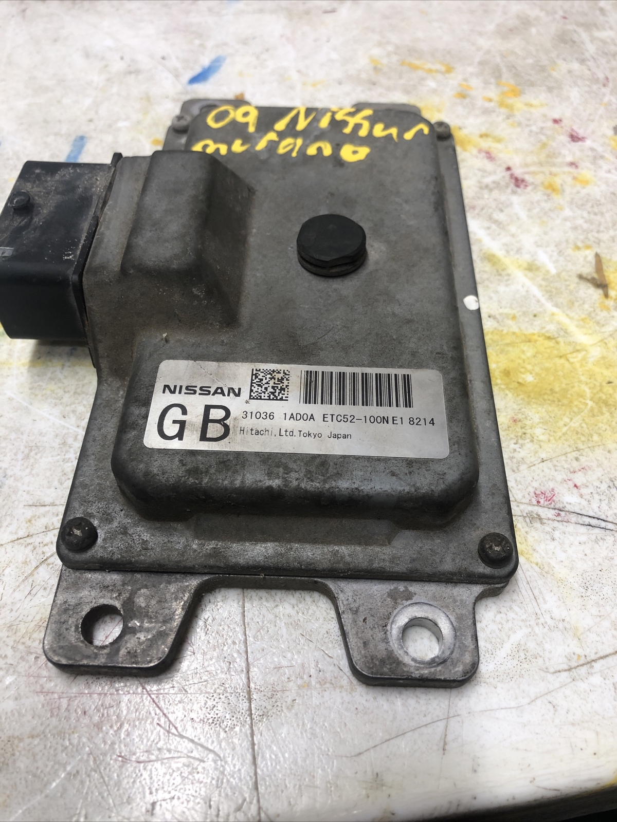 09 Nissan Murano 31036 1AD0A Transmission Computer Control Unit Module ...