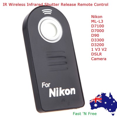 IR Wireless Infrared Shutter Release Remote Control for Nikon DSLR ...
