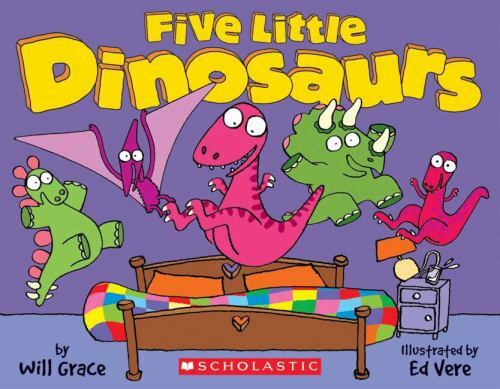 Five Little Dinosaurs by Will Grace (2004, Children's Board Books) for ...