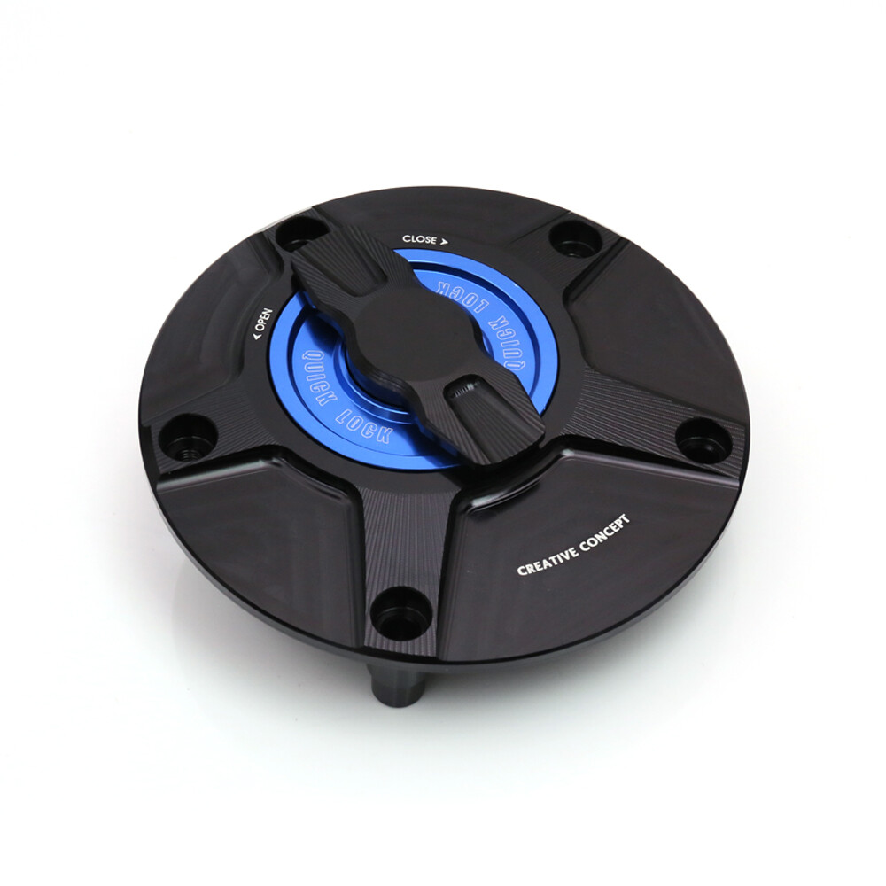 CNC FCR Keyless Fuel Tank Gas Cap For Yamaha MT-09 07 10 R25 R3 R1 FZ8 ...