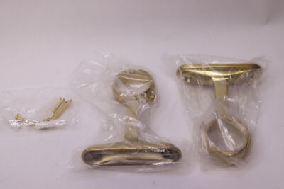 (2-Pk) Single Rod Drapery Hardware Kit Brass 28"-48" DH075 BRA 125 | eBay