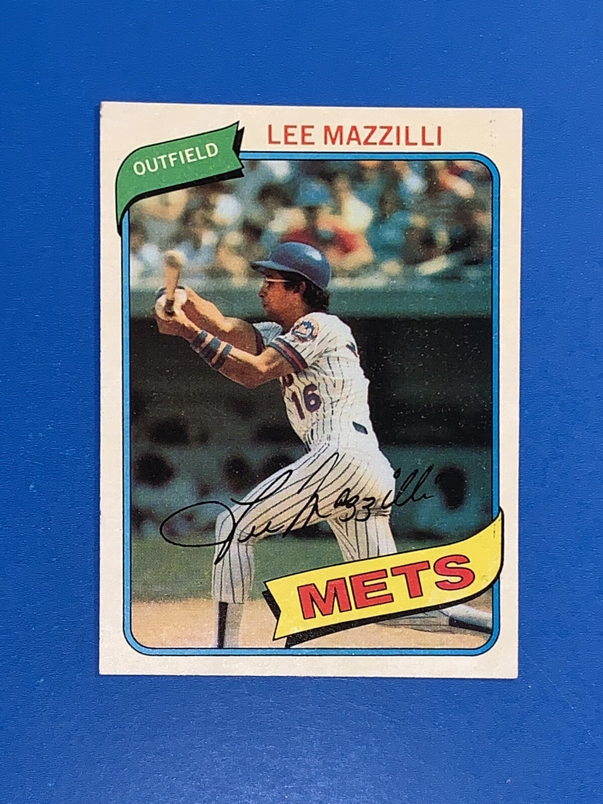 1980 Topps Lee Mazzilli Baseball Card #25 New York Mets Set Break NM ...