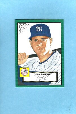 GARY SANCHEZ 2018 TOPPS GALLERY HERITAGE GREEN /250 YANKEES | eBay