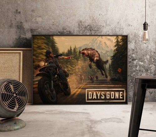 Days Gone Poster, Deacon St. John Motorcycle Art Print3 | eBay