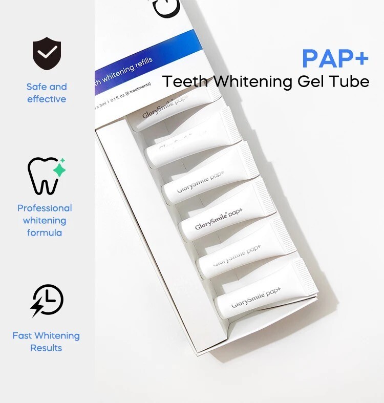 Teeth Whitening Gel Refill 6* PAP Gel Tubes | eBay