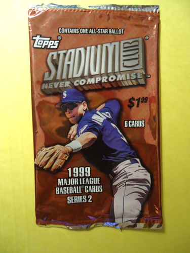 1999 Topps Stadium Club Baseball card wrapper -Series2 -Alex Rodriguez ...