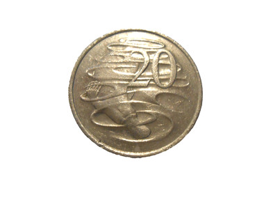 1981 Australian 20 Cent Piece, Featuring Platypus On the Front ...