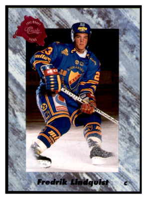 1991 Classic Draft Picks Fredrik Lindquist RC #44 New Jersey Devils | eBay