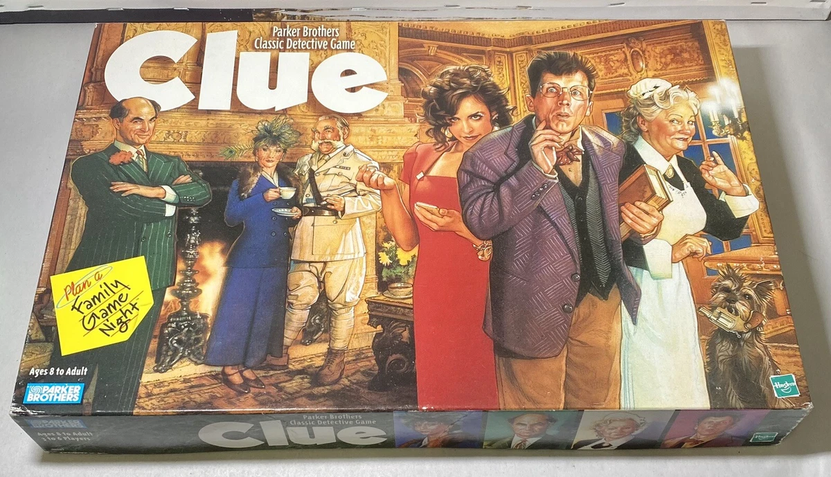 1996 Clue Game Box