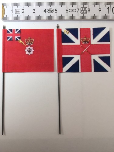 1033) 2x 40mm SYW British Flags 2nd Coldstream Guards Regiment 4th IV ...