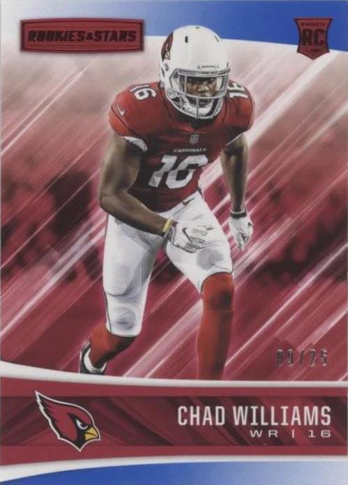 2017 Panini Rookies & Stars - Rookies Chad Williams #242 Red & Blue /25 ...
