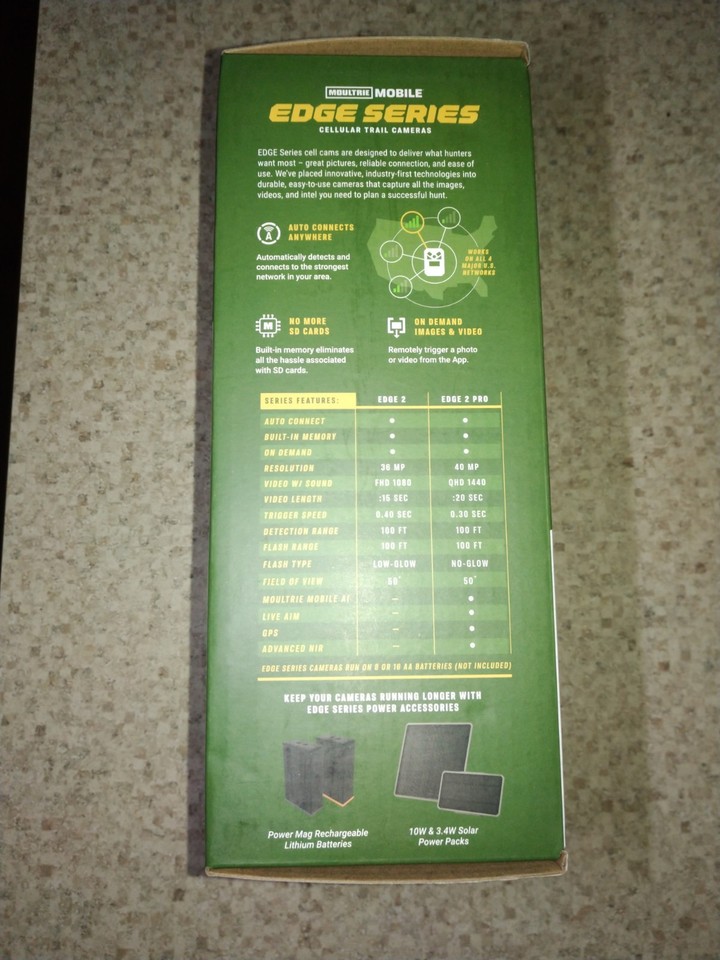 NEW Edge 2 Moultrie Mobile Cellular Trail Camera 🦌🦃 Free Shipping 💯 | eBay