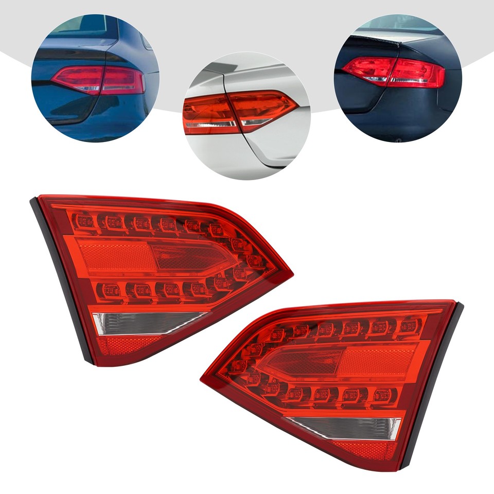 Inner Tail Light For 09-12 Audi A4 S4 Sedan A4,led Left&right Inner ...